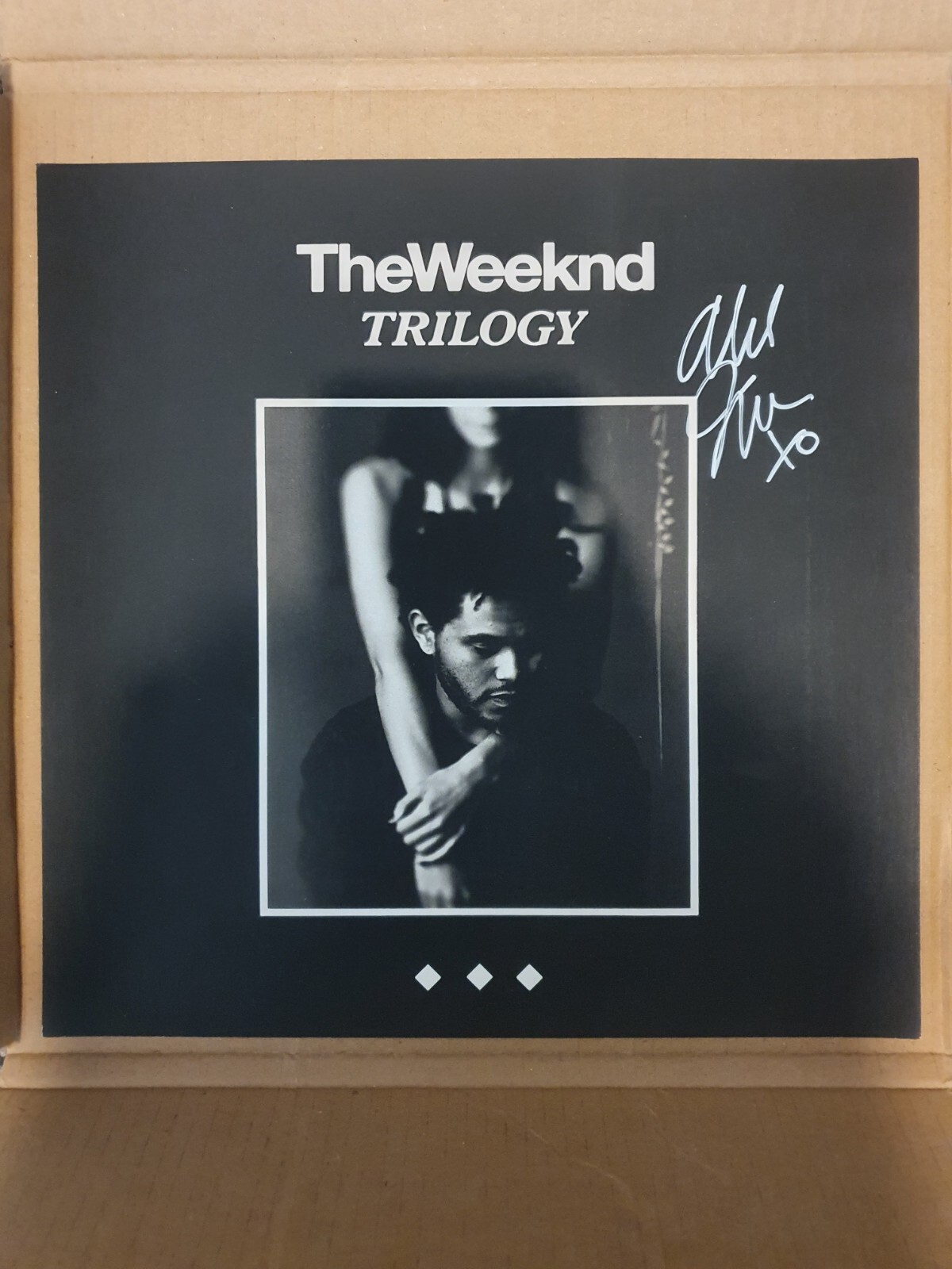 The Weeknd - Trilogy 1st Pressing 92/500 + Signed Litho / Kiss Land 1st ...