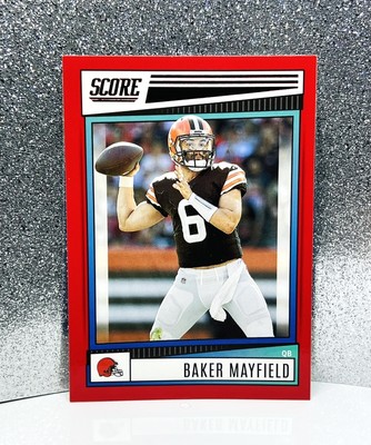 2022 Score - Red #203 Baker Mayfield | eBay