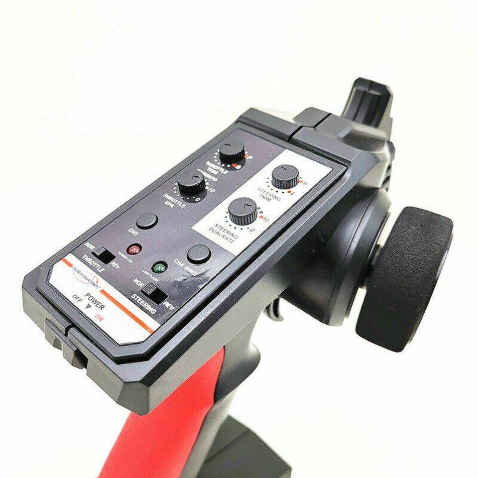 New 4CH Digital Radio Control System 2.4GHz Transmitter+Receiver for RC ...