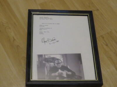 Bukowski poem manuscript—signed 1990 ORIGINAL poem manuscript | eBay