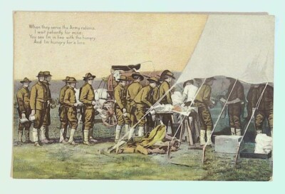 Mess Meal Tent US Army Series 3 WW2 ? Postcard Vintage B2 | eBay