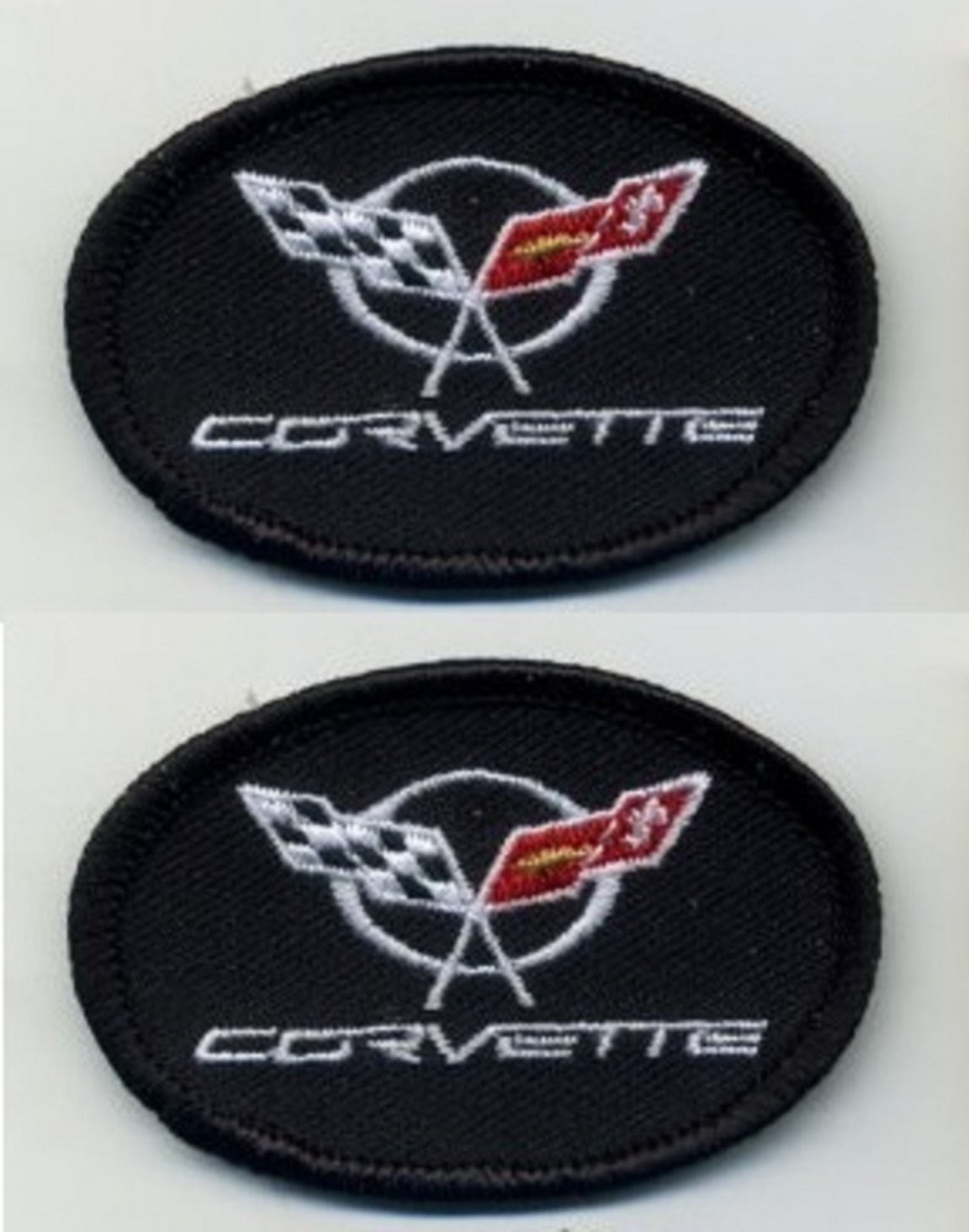 CORVETTE RACE TEAM PATCH SERIES: C-5 IRON-ON VETTE EMBROIDERED 2-PATCH ...