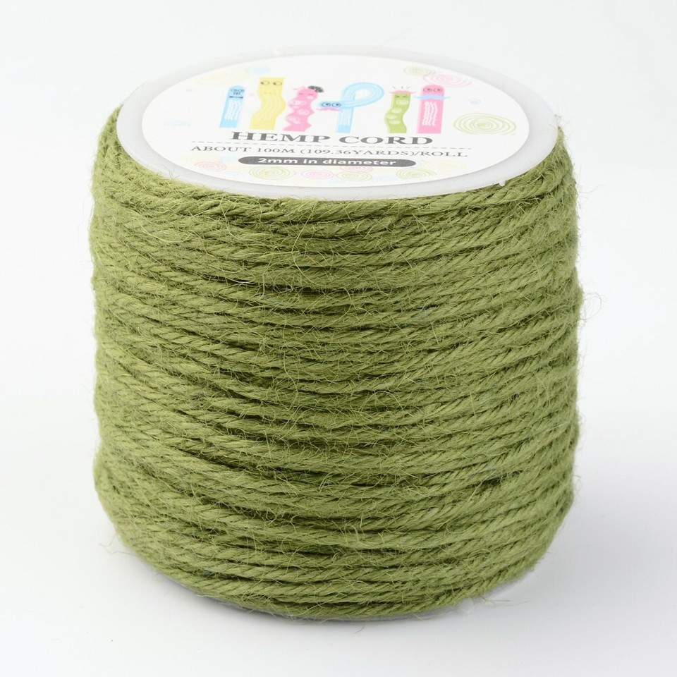 109yards/roll Colored Hemp Cord Hemp String Hemp Twine Craft Jewelry ...