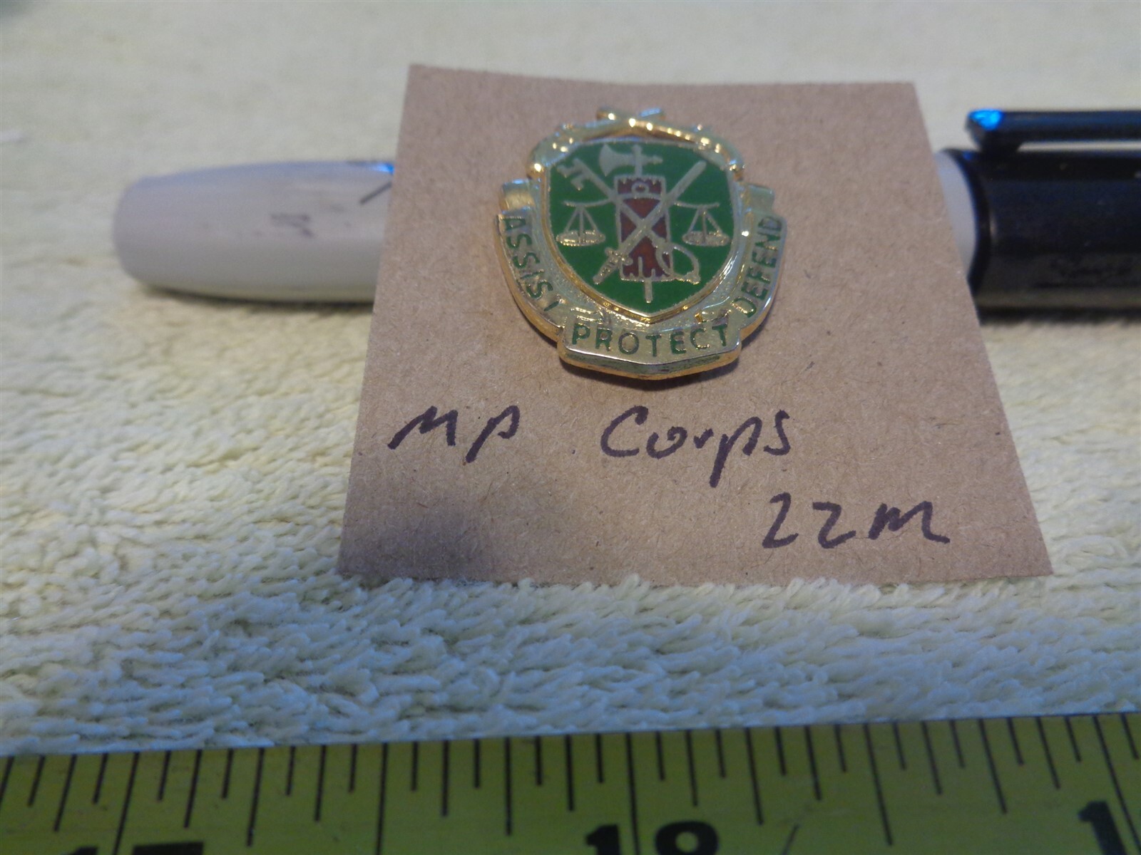 Military Police Corps 22M Unit Crest, DI, DUI (DRAW#200) | eBay