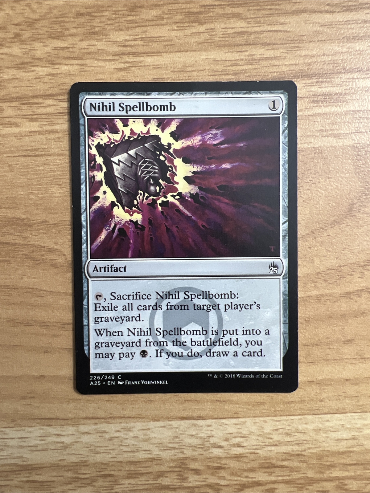 MTG Nihil Spellbomb Masters 25 226/249 Regular Common | eBay