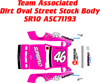 TEAM ASSOCIATED SR10 COLE TRICKLE SUPERFLO THEME WRAP KIT PRINT 1X10 ...