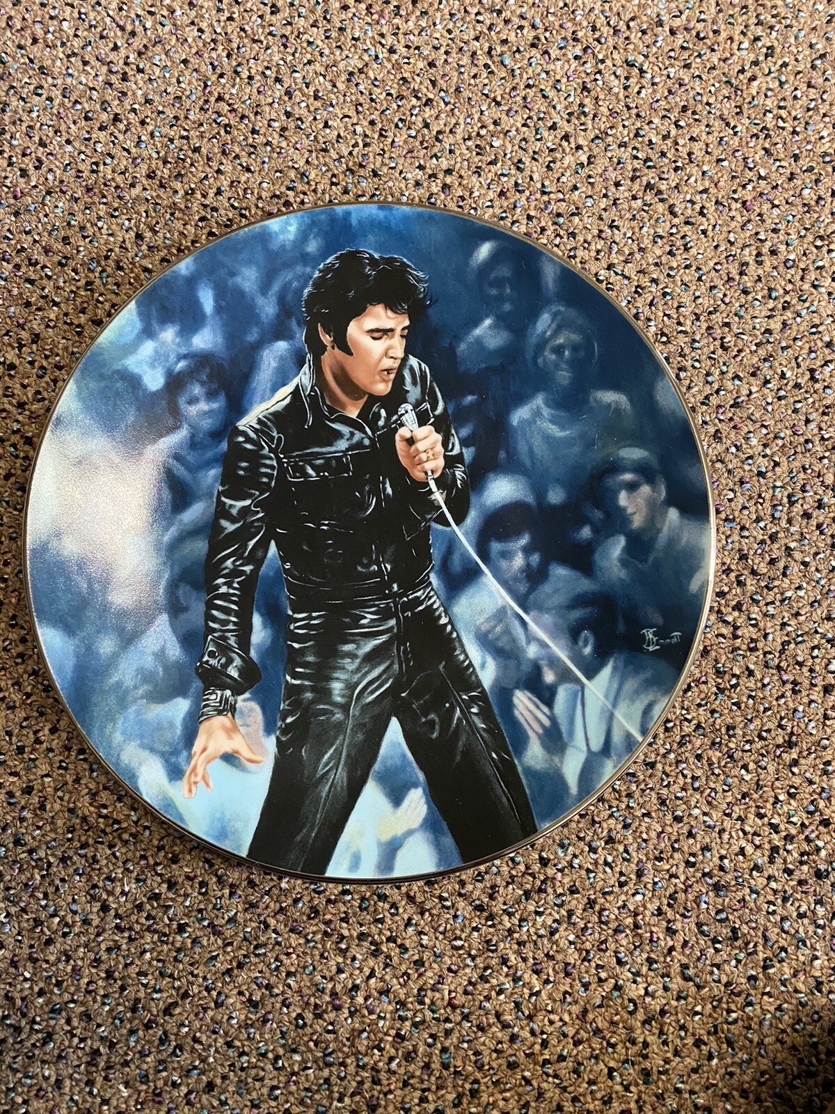 1990 Delphi Elvis Presley 68 Comeback Special Collector Plate Brand New ...