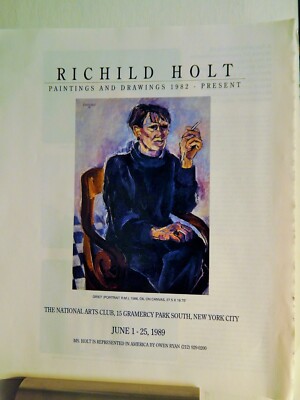 RICHARD HOLT ART PIECE VTG ORIG 1989 ADVERTISEMENT | eBay