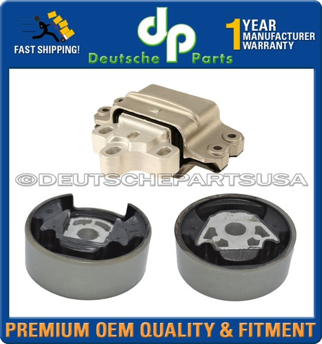 Audi A3 VW GTI JETTA ENGINE TRANSMISSION MOUNT w/ SUBFRAME MOUNTS KIT ...
