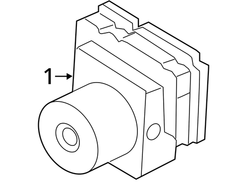 2013 2014 Ford Escape ABS Anti-Lock Brake Pump Module Break Assembly ...