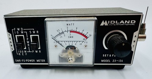MIDLAND SWR-FS POWER METER 23-134 | eBay