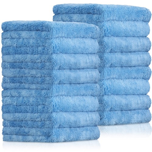 16 Pcs 15 Pcs Car Microfiber Towels Buffing Drying Wash Cleaning Cloths ...