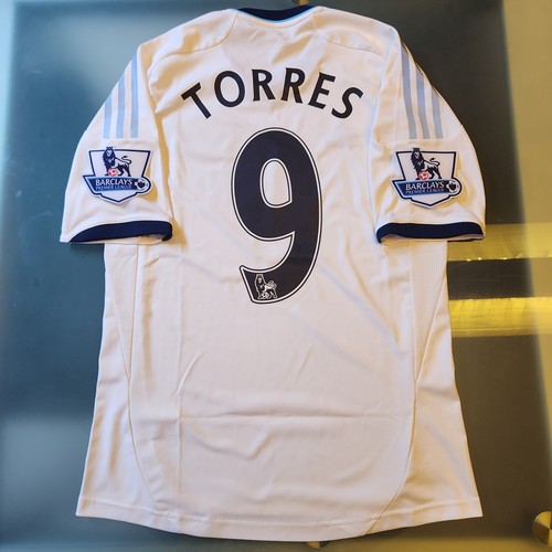 Authentic Retro Chelsea TORRES 2012-2013 12/13 Away EPL Soccer Jersey ...