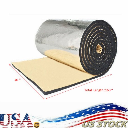 157"x 39" Sound Heat Proofing Car Auto Sound Deadener Insulation ...