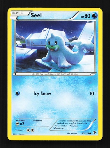 Seel 15/124 Fates Collide English Pokemon Card TCG | eBay