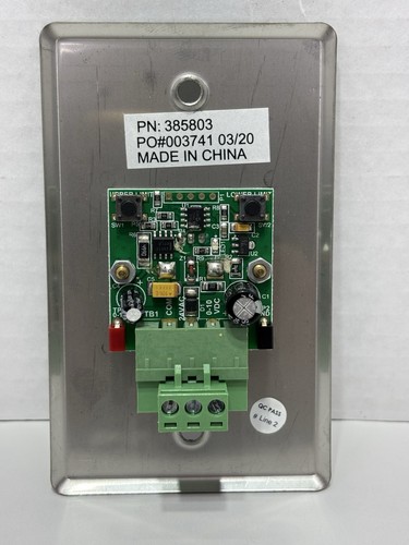 ACCUREX 385803 Vari-Green Remote Control with 0-10 Dial Stainless Plate ...