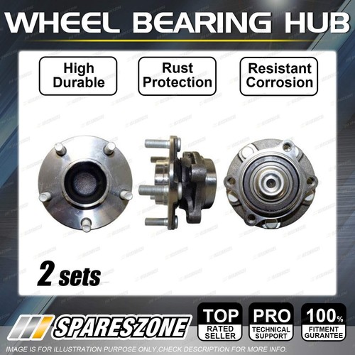 2 Front Wheel Bearing Hub for Nissan 350Z Z33 Skyline V35 Stagea M35 V6 ...