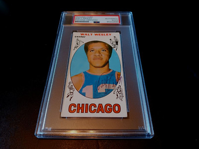 Walt Wesley Autographed 1969 Topps Rookie Card #22 Chicago Bulls AUTO ...