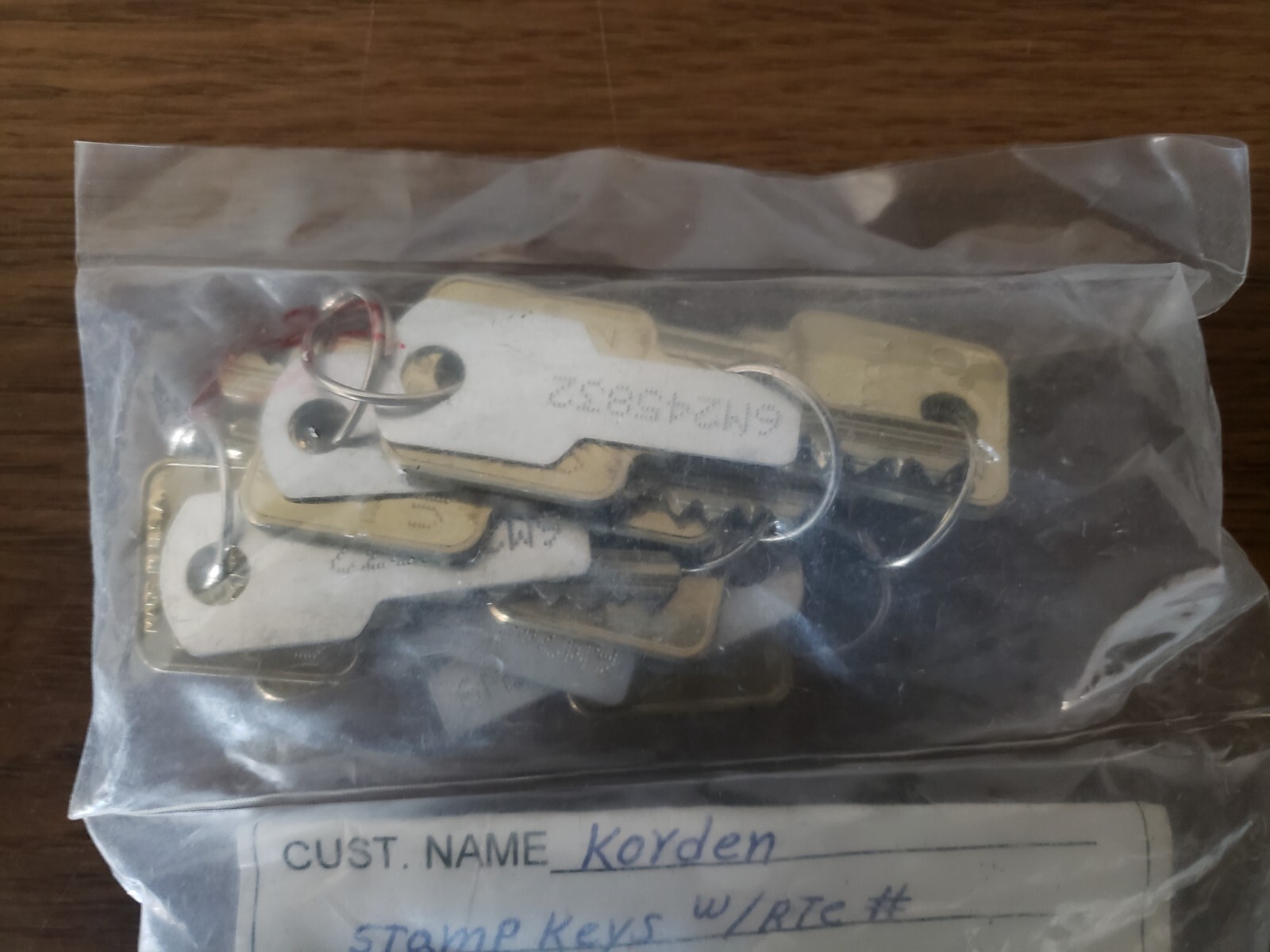 Medeco Cylinder Plug Locks 8 Stamp Keys w/ RTE# 4 Locks Cabinets SEALED ...