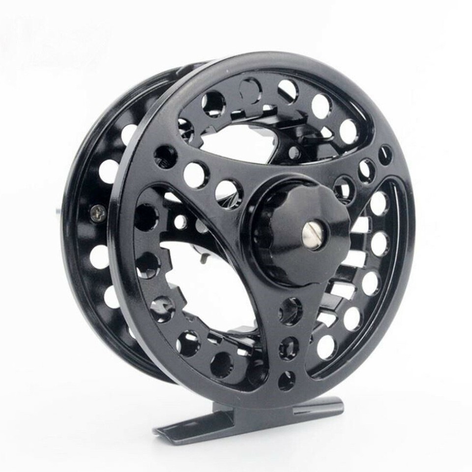 Fly Reel 1/2/3/4/5/6/7/8 WT Large Arbor Silver Black Aluminum Fly ...