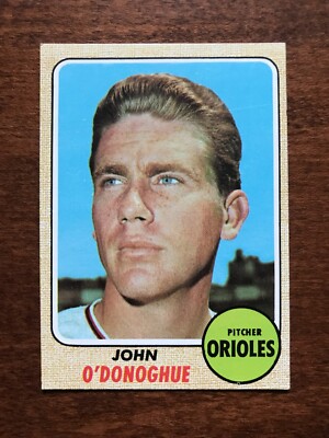 1968 Topps, #456 John O'Donoghue, VGEX-EX (scratch) | eBay