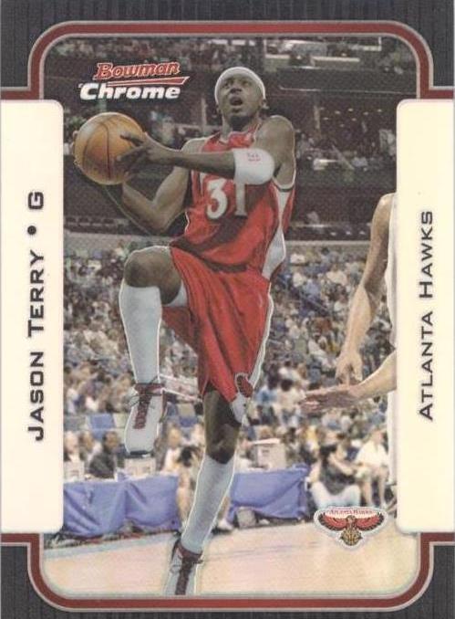 2003-04 Bowman Rookies & Stars - Jason Terry #68 Chrome Refractor /300 ...