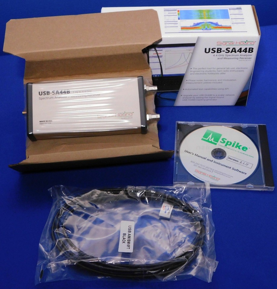 Signal Hound USB SA44B & USB TG44A 4.4 GHZ Scalar Network Analyzer | eBay