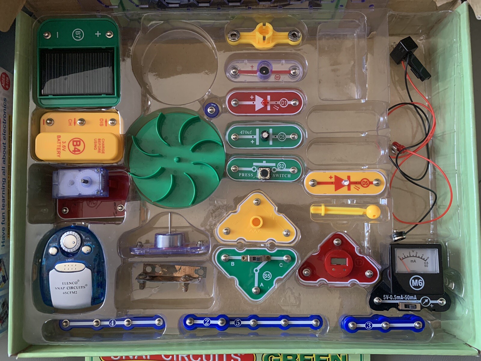 Elenco Snap Circuits Kit Lot Green Alternative Energy & Jr Project ...