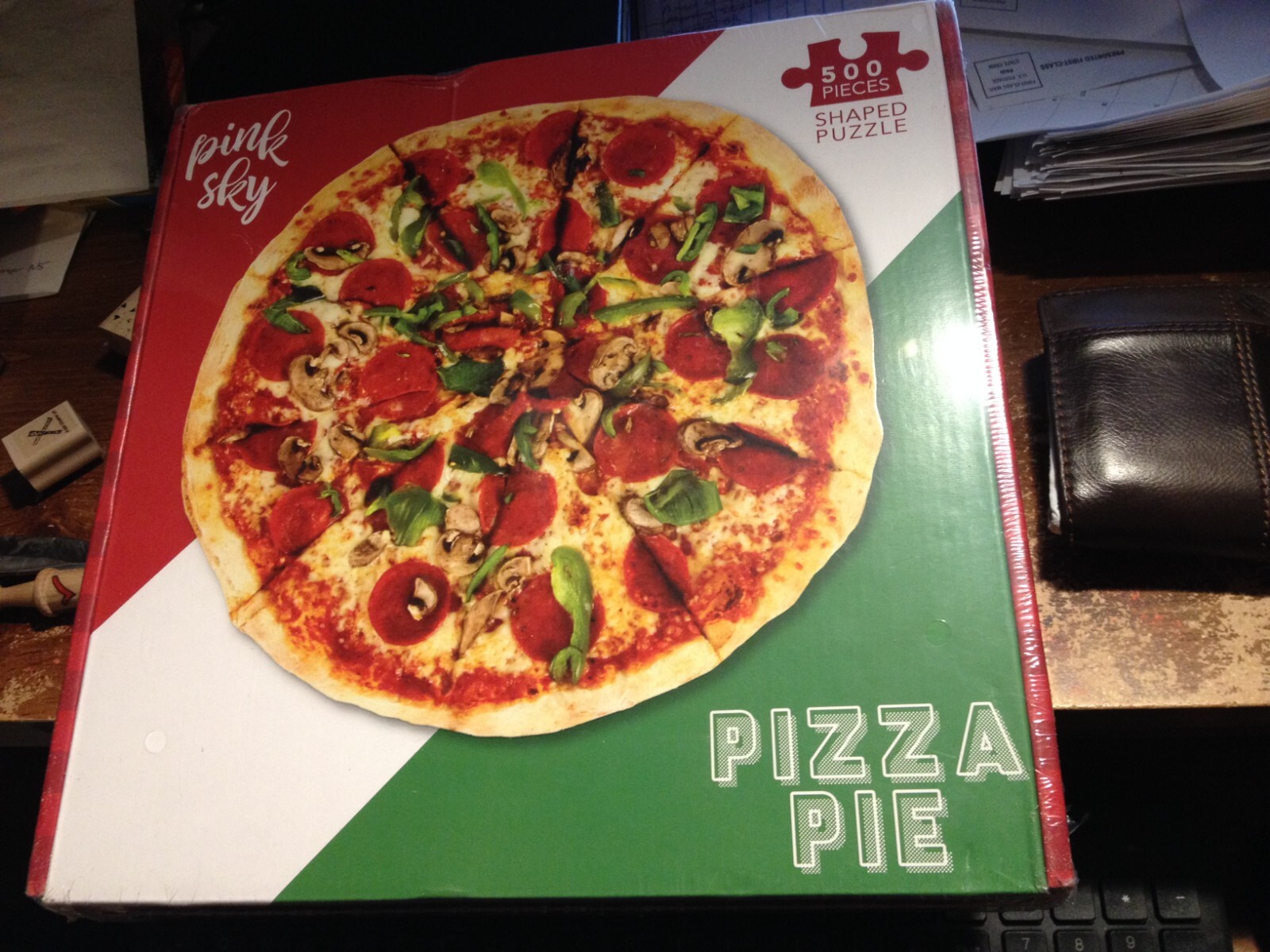 Pizza Pie Shaped 500pc Jigsaw Puzzle 20' Diameter Pink Sky 2020 for ...