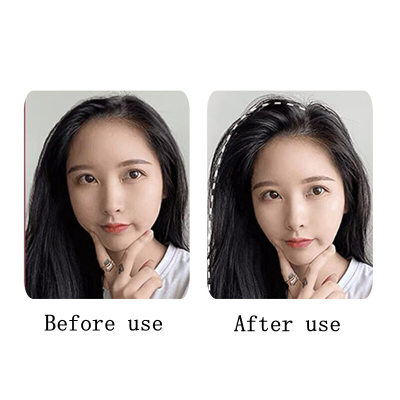 2 pcs/set hair root fluffy clip fixed bangs artifact pad hair root curl ...