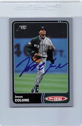 2003 Topps Total #748 Jesus Colome Devil Rays Signed Auto *G9226 | eBay