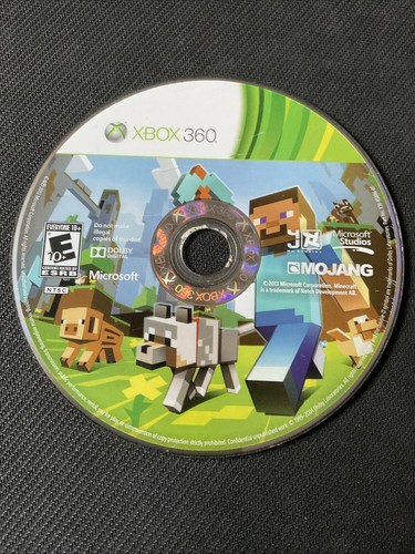 Minecraft 2013 **Disc Only** (Microsoft Xbox 360) Tested/Working ⛓️⛏️🧨 ...