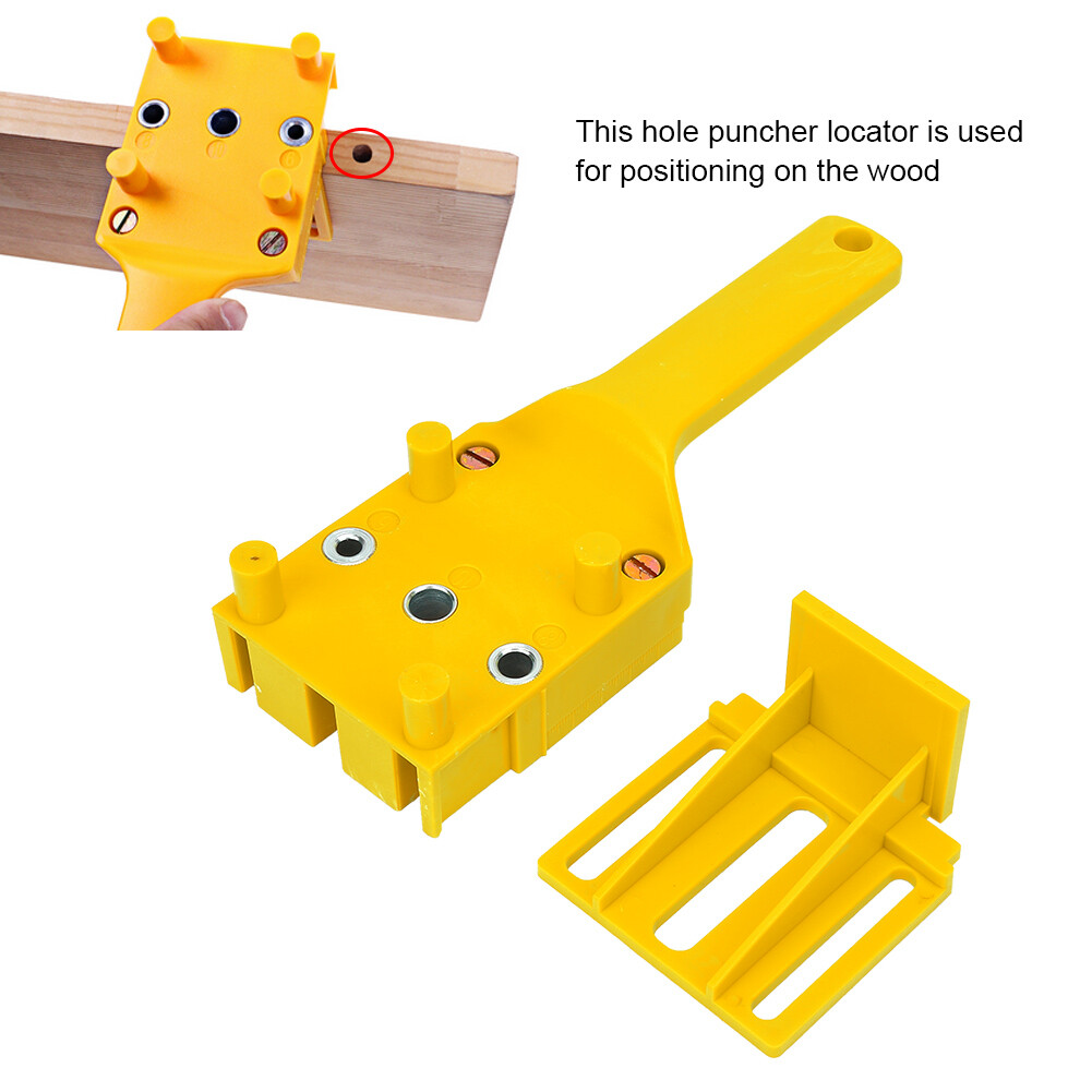 ABS Plastic Handheld Straight Hole Jig Drill Guide Tool Woodworking ...