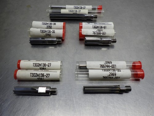 Lot Of 10 NEW! Assorted Carbro Carbide Threaded Milling Cutter -(As ...