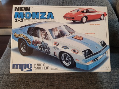 1978 Monza Chevy 2+2 Mpc 1/25 Vintage Model Car Kit Monza Mouse Stock ...