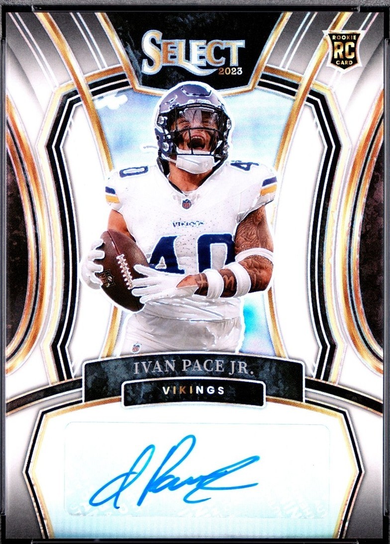 2023 Panini Select - Rookie Signatures Ivan Pace Jr. #RSI-IPA White ...