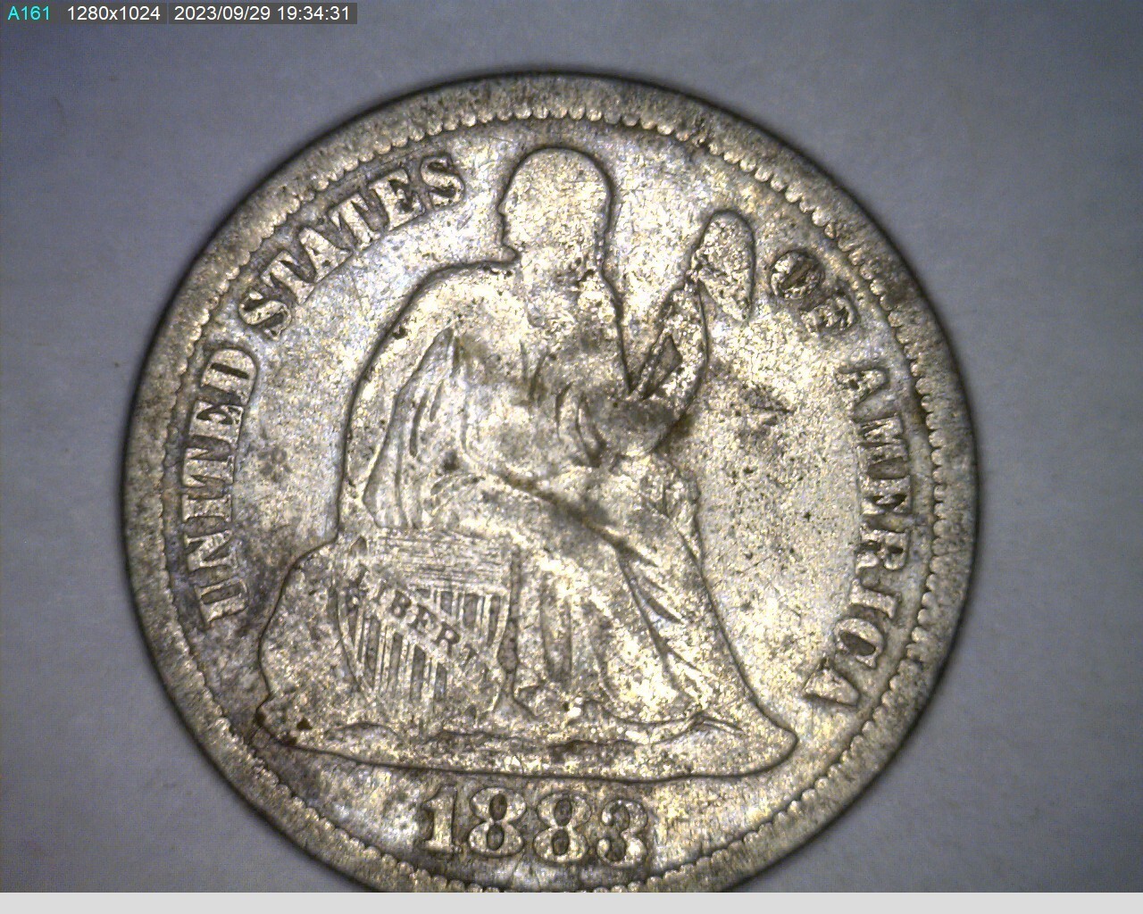1883 Seated Liberty Dime (81-384 10m3) | eBay
