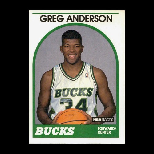 Greg Anderson 1989-90 Hoops Milwaukee Bucks #342 R331A 56 | eBay