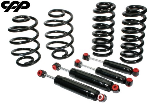 1963-72 CHEVY TRUCK COIL SPRING LOWERING PACKAGE KIT 3" FRONT 4" HD ...