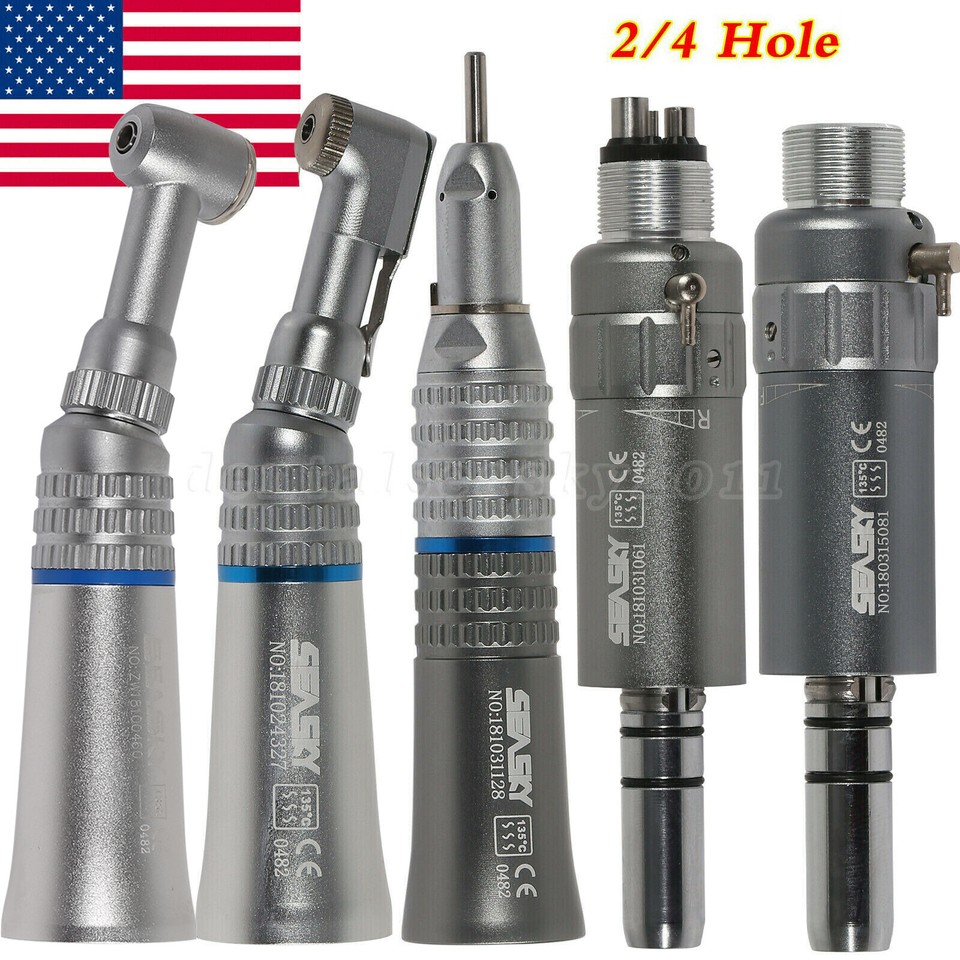 NSK Style Dental Slow Low Speed Handpiece Straight Contra Angle Air ...