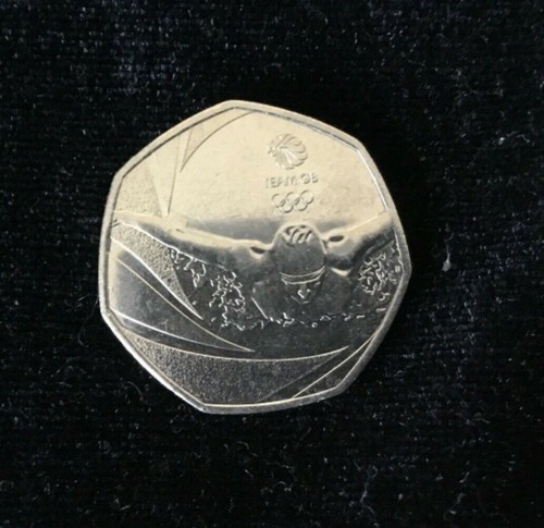 TEAM GB 2016 50p Olympic Rings Swimmer Team Logo Circulated Coin | eBay UK