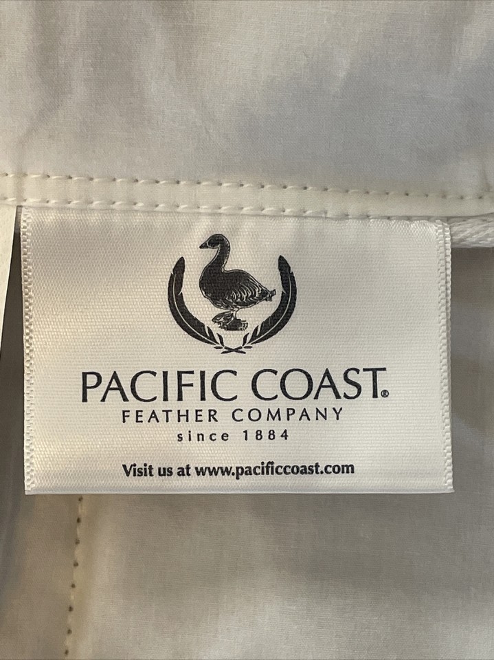 NEW Pacific Coast Feather Company Hollander Cotton Cover Down Comforter ...