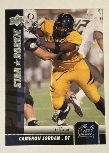 CAMERON JORDAN CARD 2011 UPPER DECK CAL GOLDEN BEARS SHORT PRINT SP | eBay