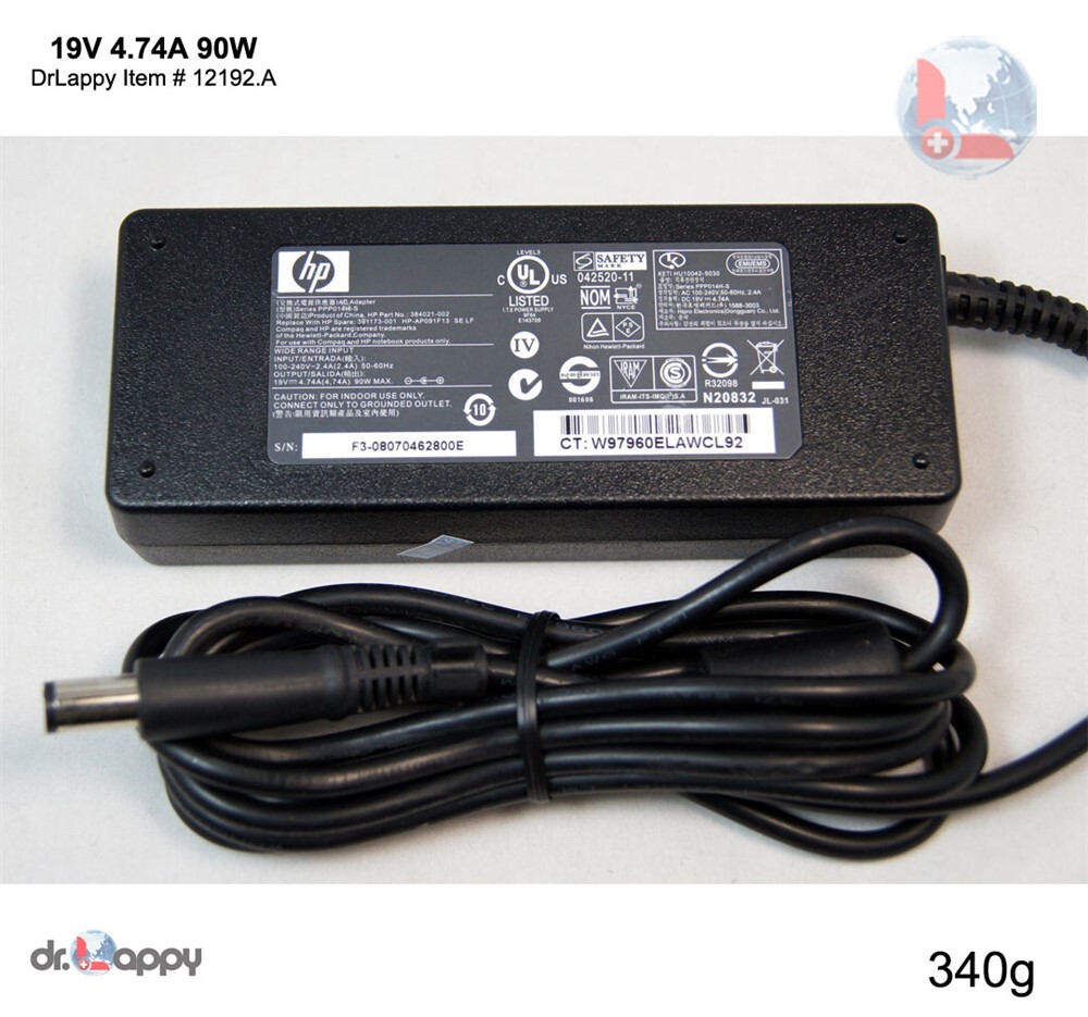 90W AC Power Adapter Charger for HP Pavilion All-in-One 23-Q113W 23-Q 7 ...