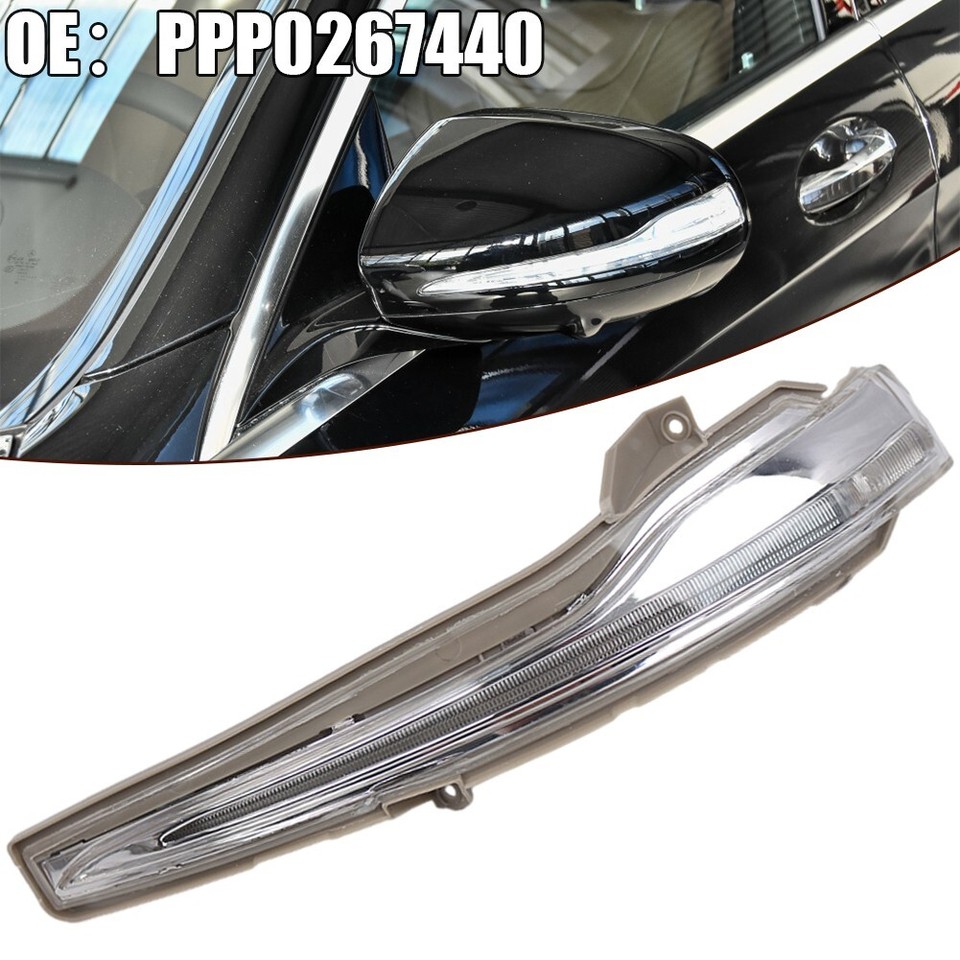 White Color Left Side Mirror Turn Signal for Mercedes W205 C Class ...