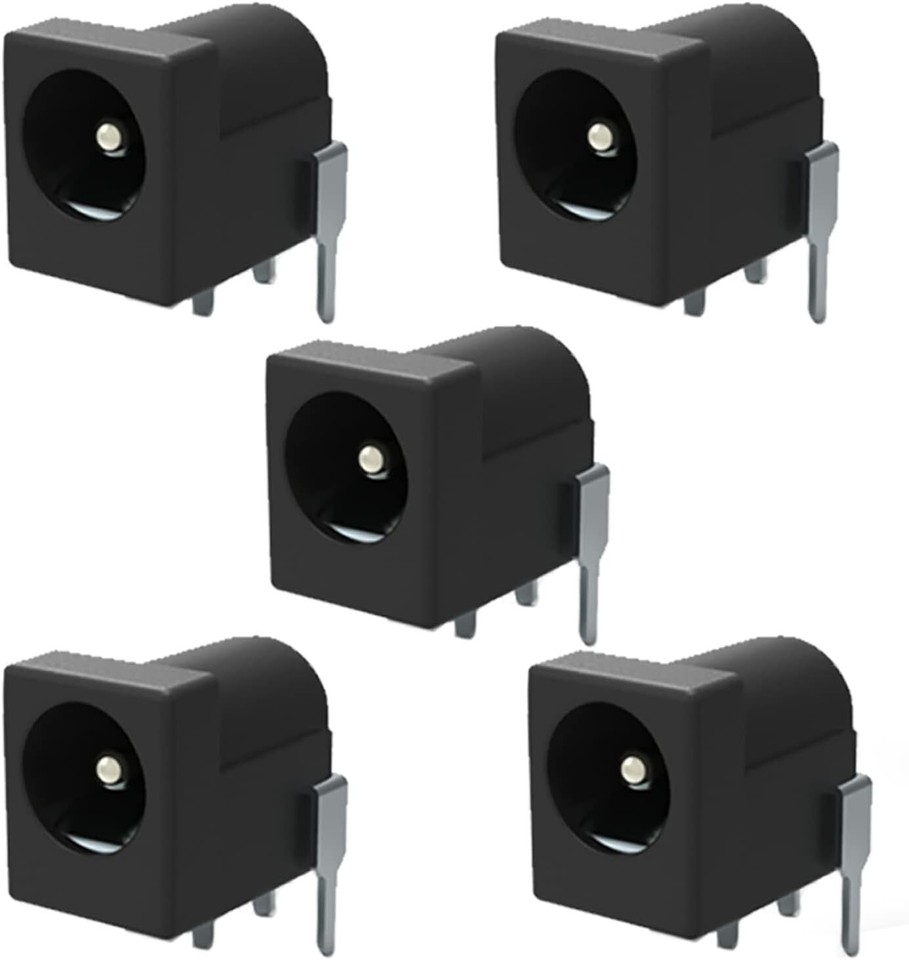 Breadboard-Friendly 2.1mm PCB Mounting Female DC Power Barrel Jack | eBay