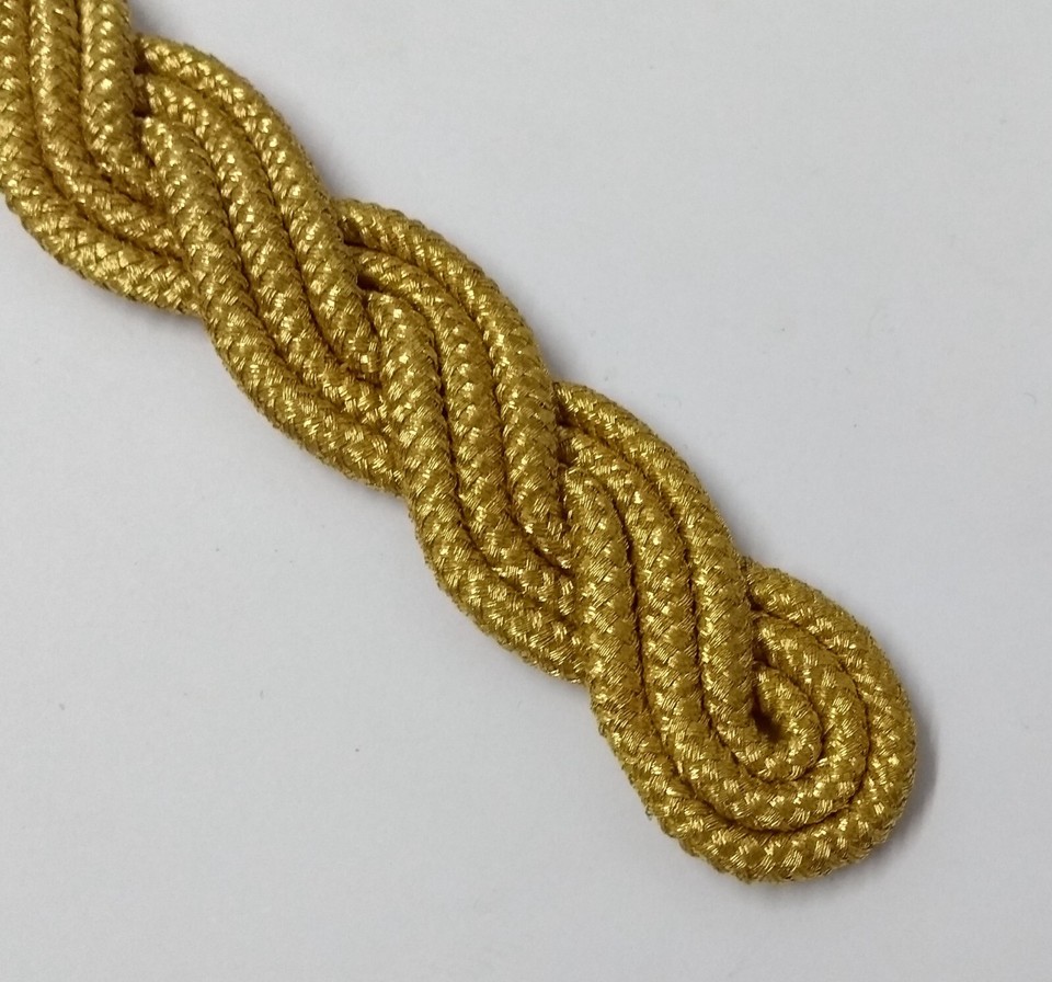 Corde D'Oro Spalla British Made Army Issue No Rank Insignia Cerimoniale ...