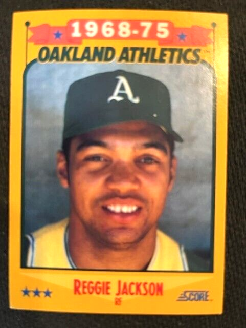 MLB - Salute to Reggie Jackson 1988 Score Baseball - 1968 to 1975 A's ...