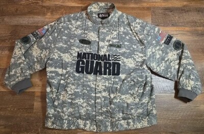 MINT! Vintage Nascar Dale Earnhardt Jr 88 National Guard Jacket 3XL ...