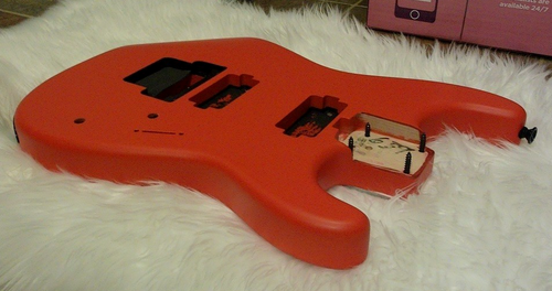 Genuine Charvel Pro Mod San Dimas So Cal Ferrari Red Satin Strat Floyd ...
